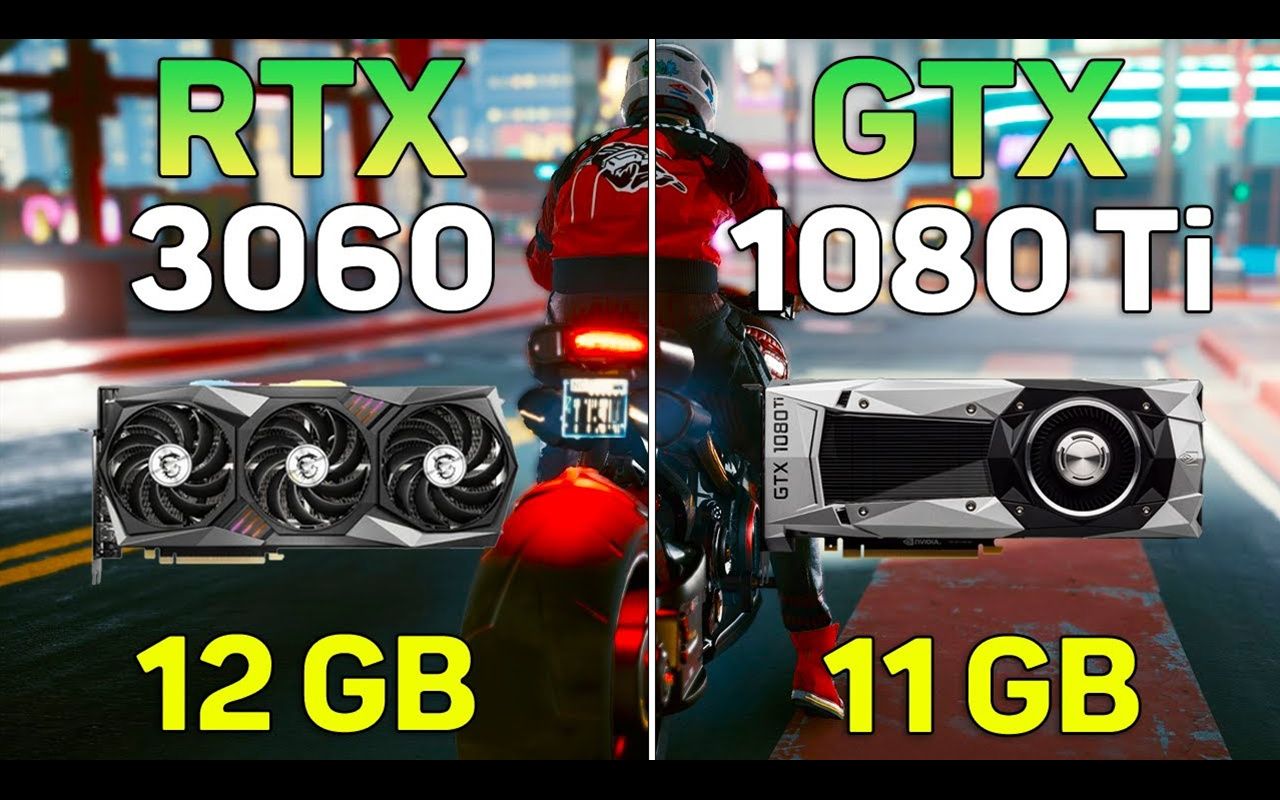 RTX 3060 12Gb vs GTX 1080 Ti 11Gb | 2K分辨率8款游戏对比测试 | ...