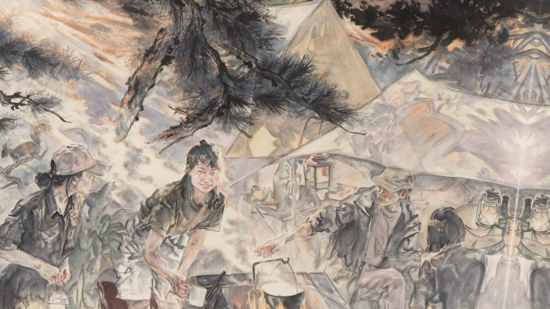 2022毕业展优秀作品|中国画与书法艺术学院|《一帐清晖》