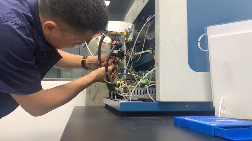 光谱分析仪更换电极线圈