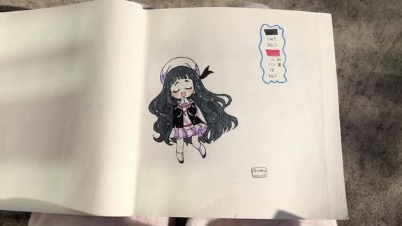 闲暇时间#绘画 #手翻书