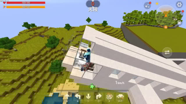 半仙视角疾风飞机场,作者利用空气方块模拟飞机起飞,太逼真了