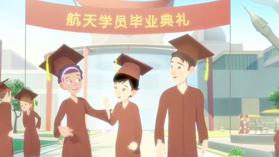 励志动画短片，父亲在家中造宇宙空间，去世后女儿决定做宇航员！