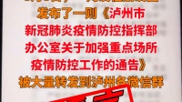 泸州女子编造虚假疫情信息在网络上传播,警方:严惩不贷!