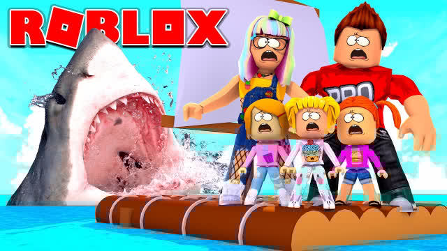 ROBLOX咬人鲨:和小伙伴一起奋起对抗鲨鱼群