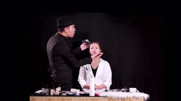粉底如何调色,以及上妆的手法#化妆 #新娘跟妆
