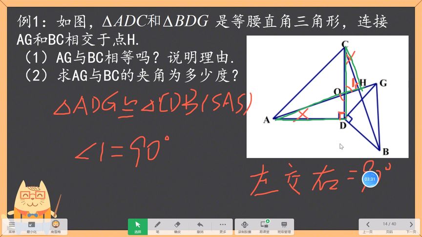 2021中考数学冲刺第13讲--详解手拉手模型解决几何综合试题