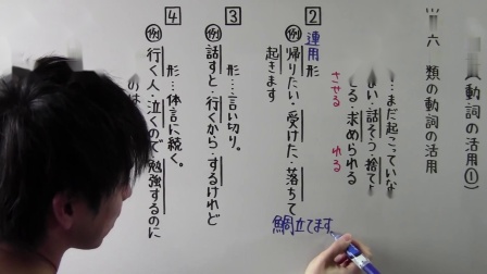 基础日本语 【国语】 文法-27 动词の活用①