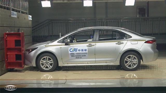 广汽丰田 雷凌(2019款 185T进取版 ) 中保研低速碰撞测试