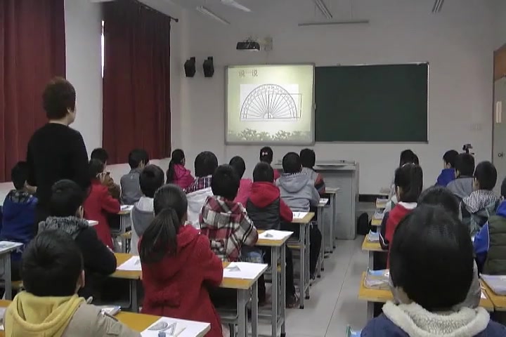 ...上册3 角的度量画角《画指定度数的角》-朱老师优质课公开课教学视频