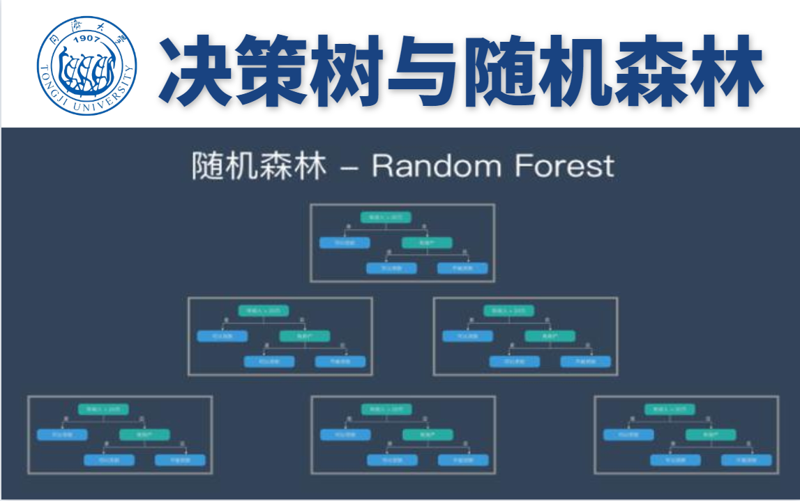 ...树与随机森林教程,同济大佬手把手教你机器学习算法,学不会来打我