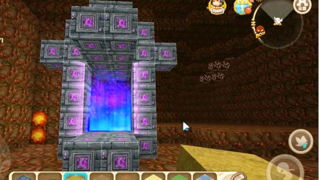 迷你世界:教你制作绝版地心门!会做这个的都是老玩家吧!