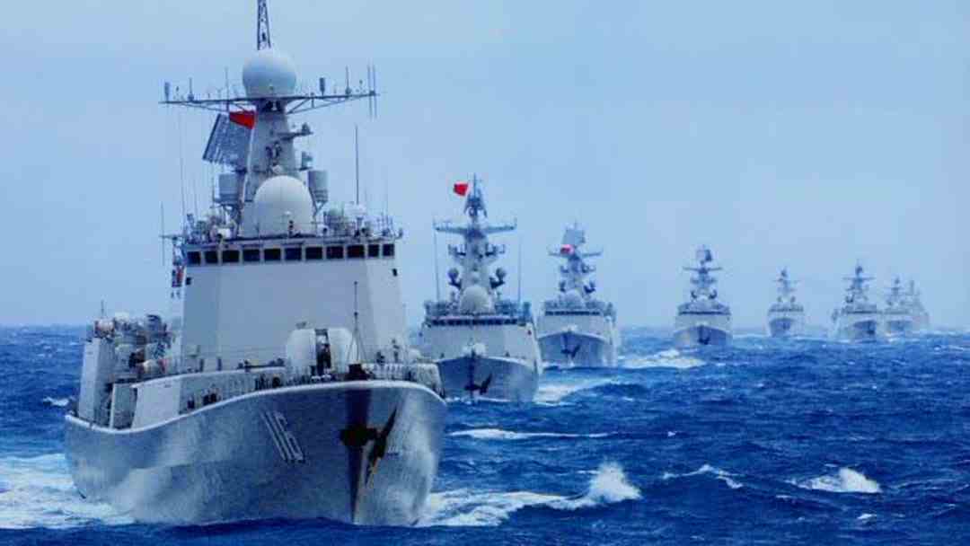 中国13艘军舰同框亮相 中国海军到底有多强?