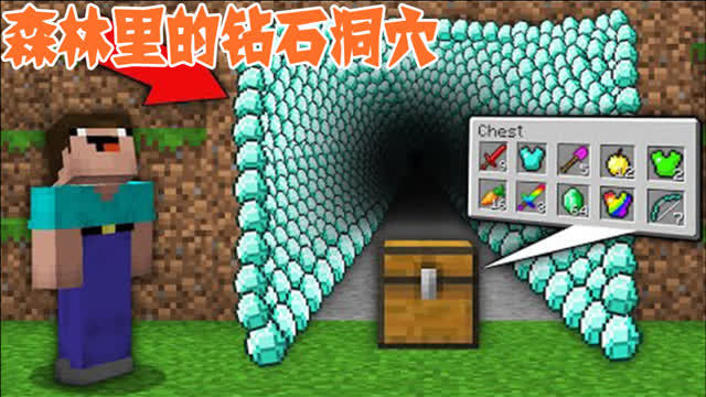 我的世界:阿呆偷挖别人家的装饰给自己造房造车?