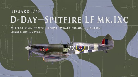 二战飞机模型—喷火 LF MK.IXc “D-day”1/48 驾驶舱制作4