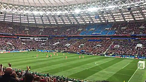 2018世界杯开幕式首场比赛结束