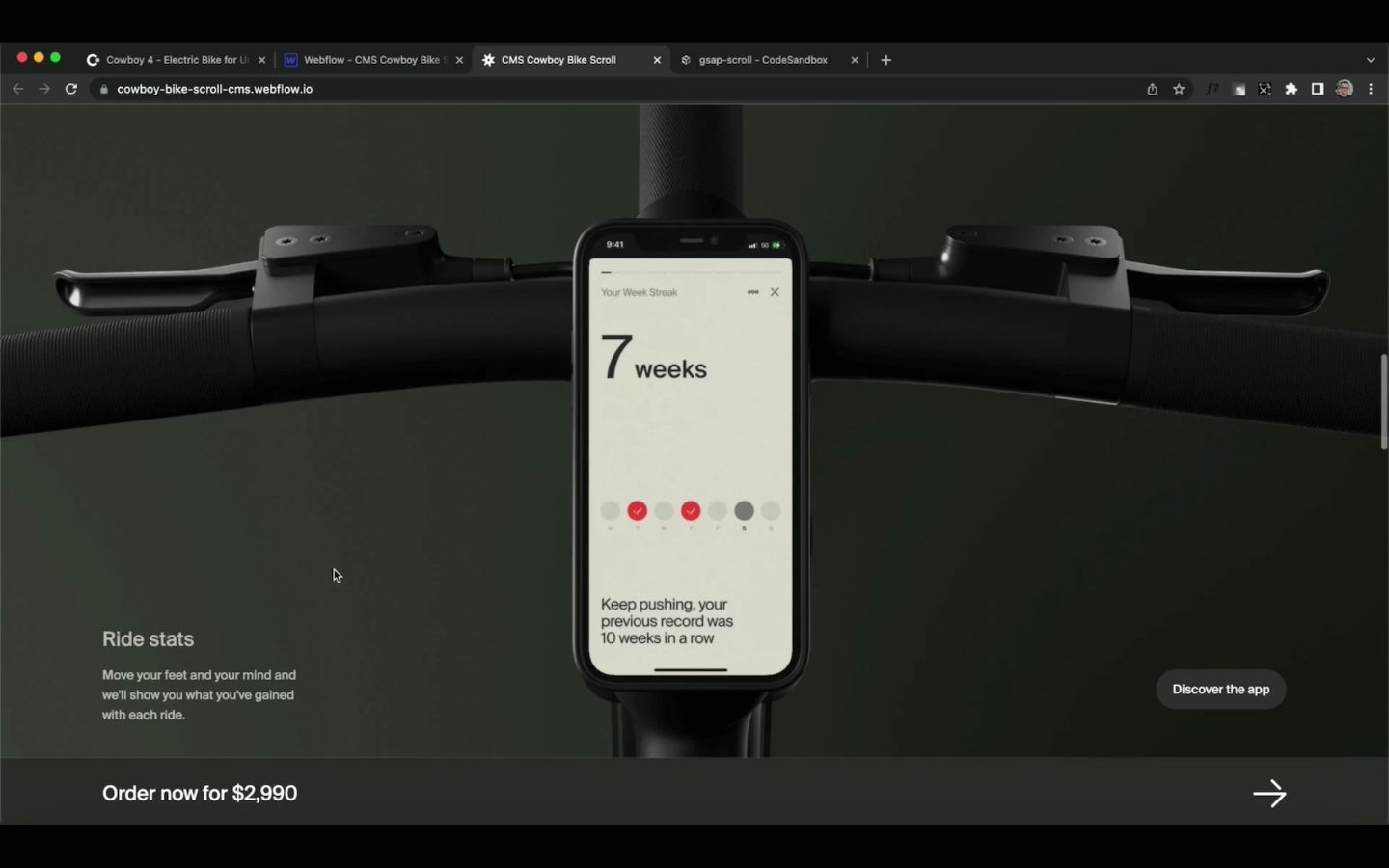 GSAP - ScrollTrigger CMS Scroll