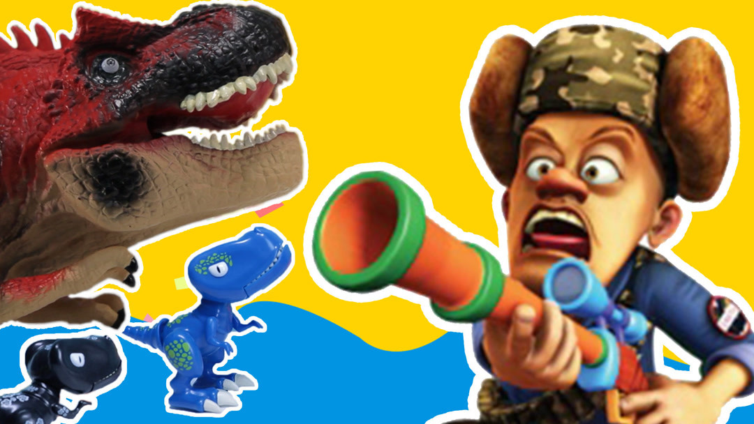 恐龙当家 恐龙救援队偶遇光头强 齐心拯救大森林 第十集上