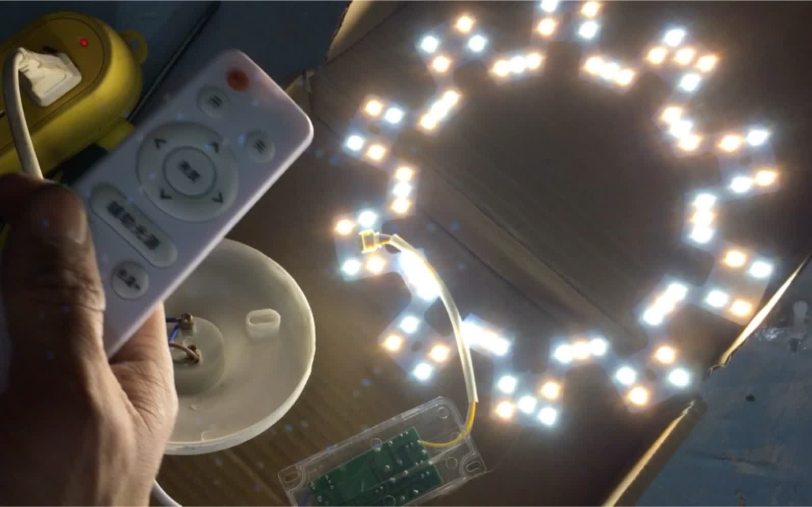 吸顶灯坏了如何快速修复?视频教程演示