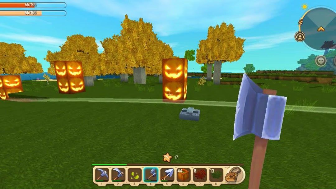 迷你世界 种植的白杨树。