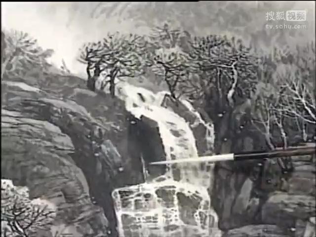 国画山水画教学视频-山石的画法3_山水画创作技法