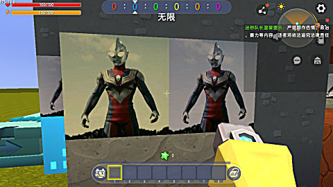迷你世界:房主一哭就变身迪加奥特曼 没有想到半仙变身欺负暗墨