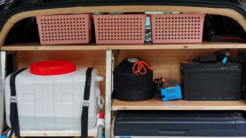 自己动手设计制作,我的床车终于完成了,全无损安装没有改动原车