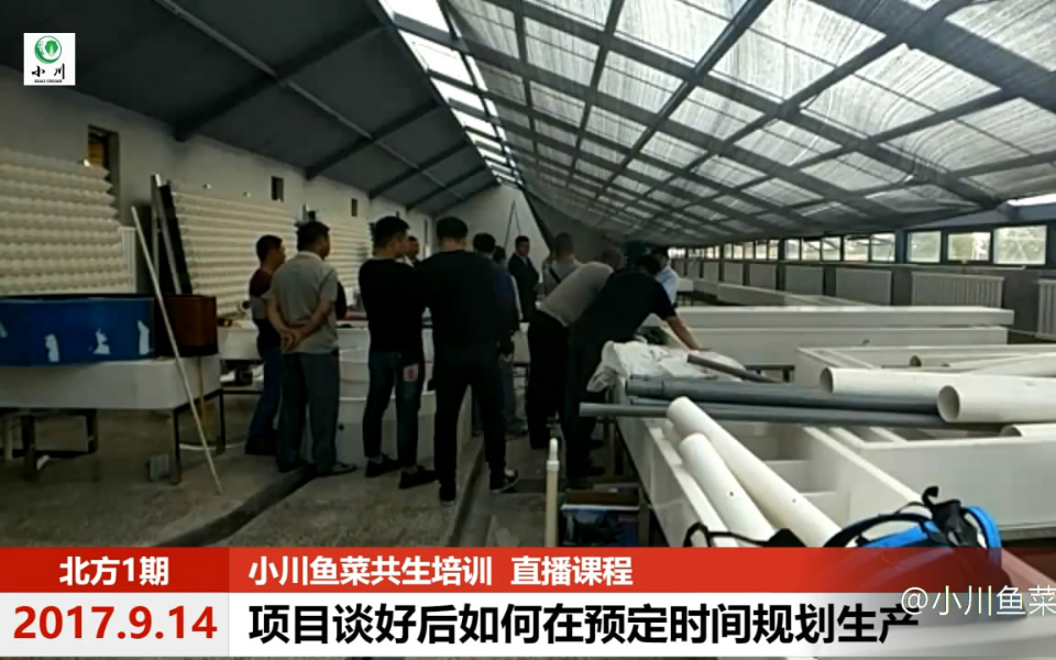 小川鱼菜共生培训:谈好项目如何规划生产