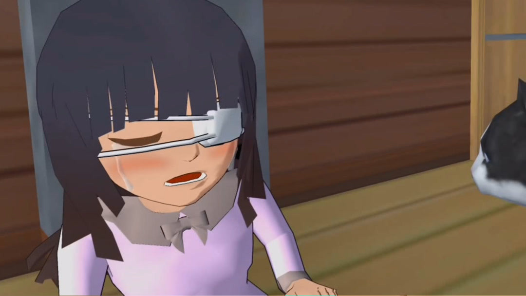 樱花校园模拟器:我是一个盲人(二)小花为啥一天都没吃上饭