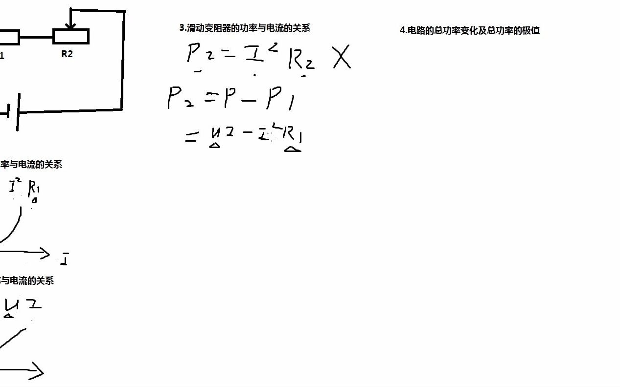 ...电功率】用二次函数的角度求电功率!一个式子搞定电功率极值问题!