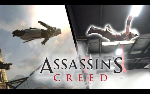 现实生活中把刺客信条中的特技动作还原出来