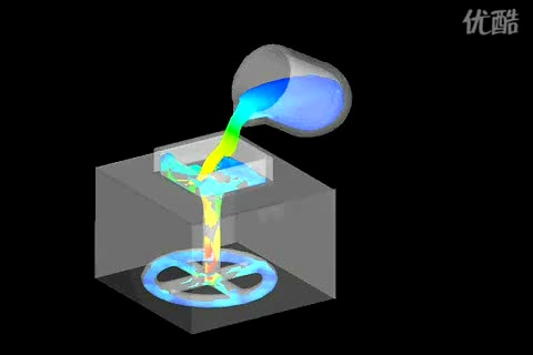 FLOW-3D模拟重力铸造(带料勺运动)