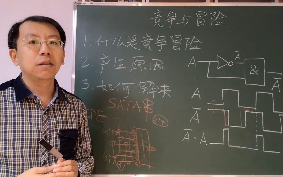 数字电路竞争冒险是啥意思,硬盘串行接口为啥能替代并行