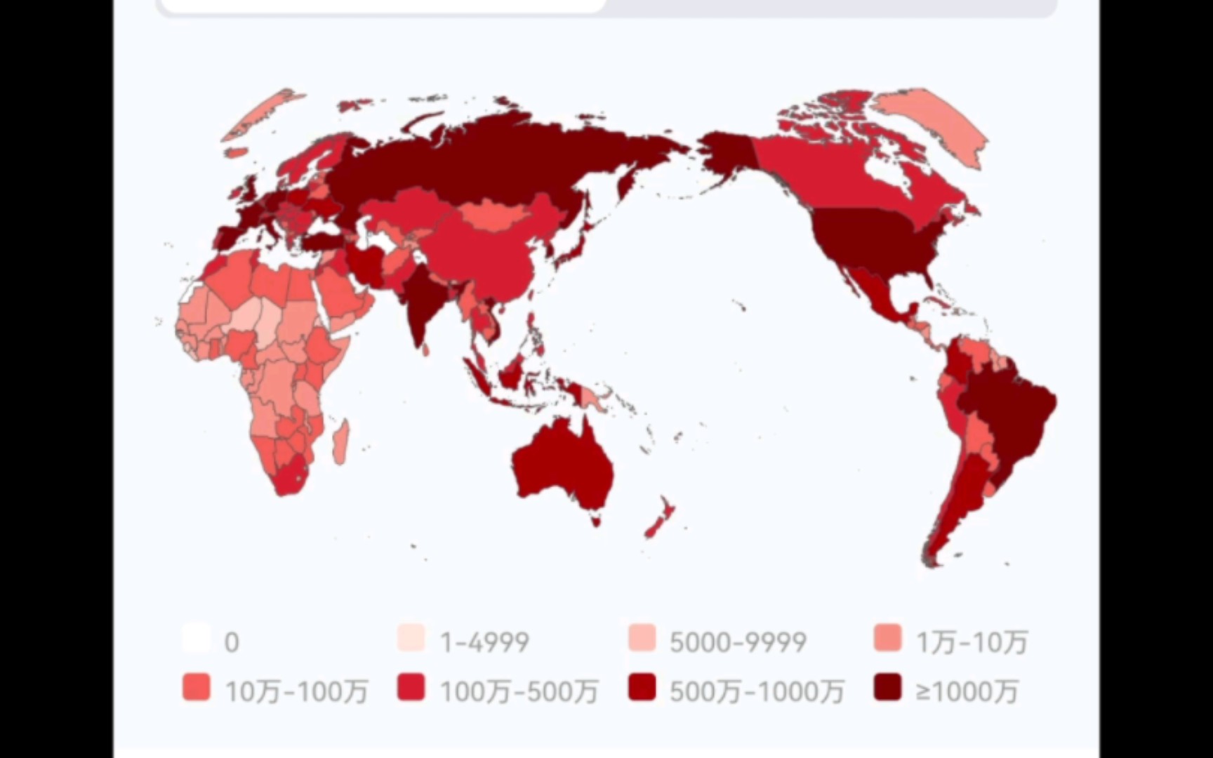 关于最新世界和国家疫情数据