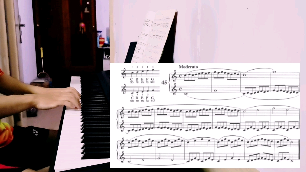 【45】(自学钢琴)《拜厄钢琴基本教程》:第45条