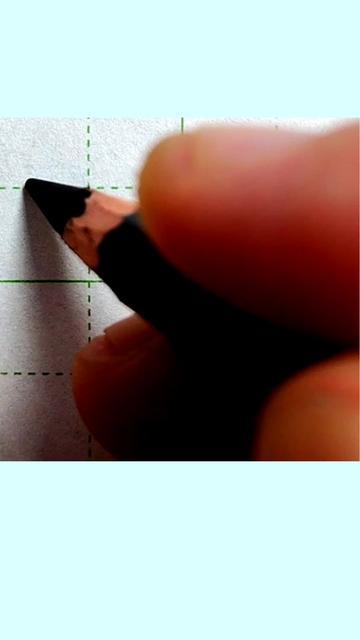 这四个基本笔画起笔需要"微顿"一下硬笔书法,练字技巧,规范字书写,.