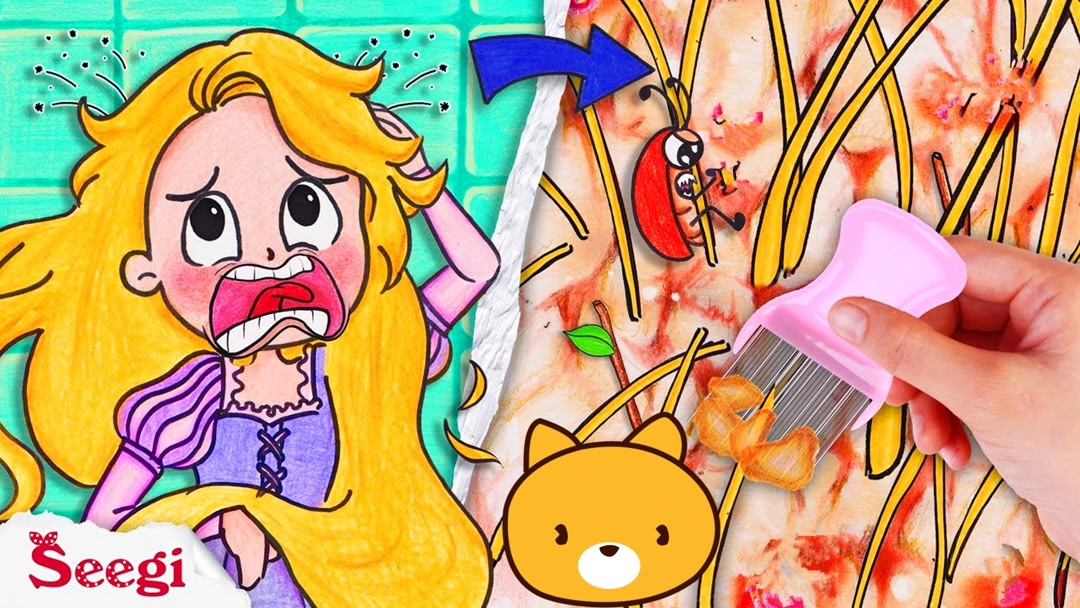 趣味定格动画:帮助长发公主祛除讨厌头皮屑,你有过同样烦恼吗?