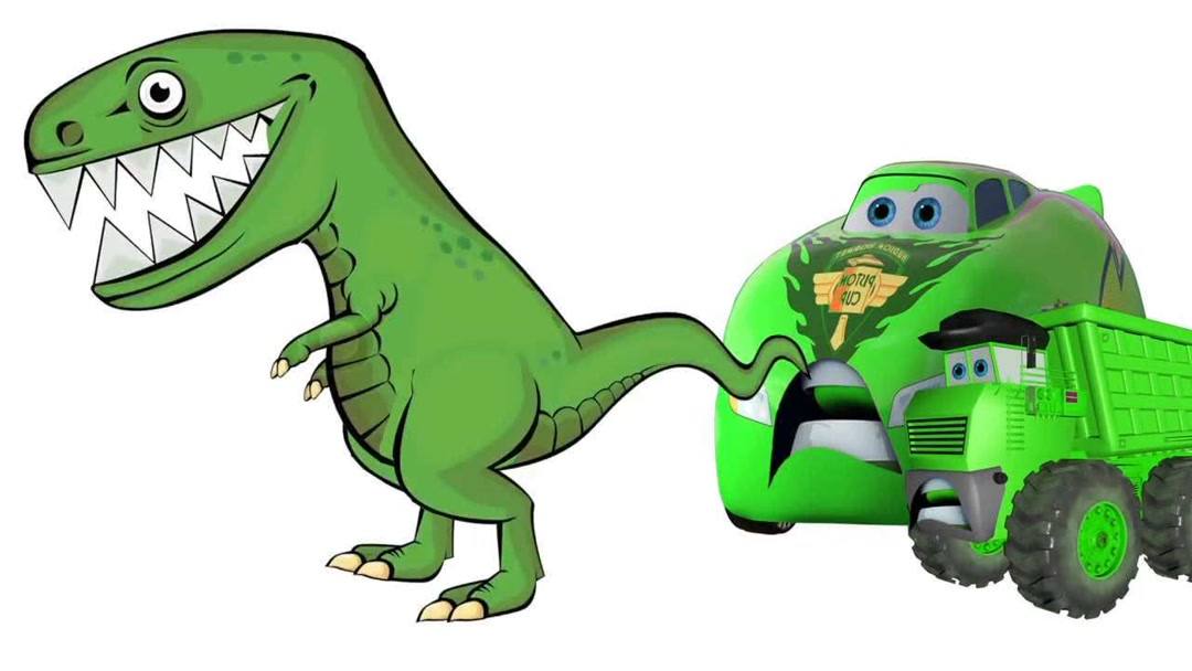 迪士尼汽车麦昆医生治疗巨型车轮 儿童卡通动画