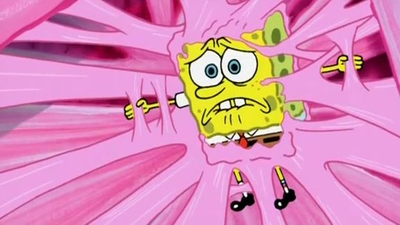 海绵宝宝:这是什么情况,派大星捡回来了一个大垃圾球送给宝宝