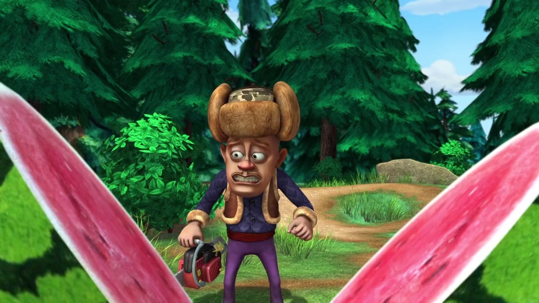 熊出没:种子一夜结果,果实巨大,光头强计划偷取种子