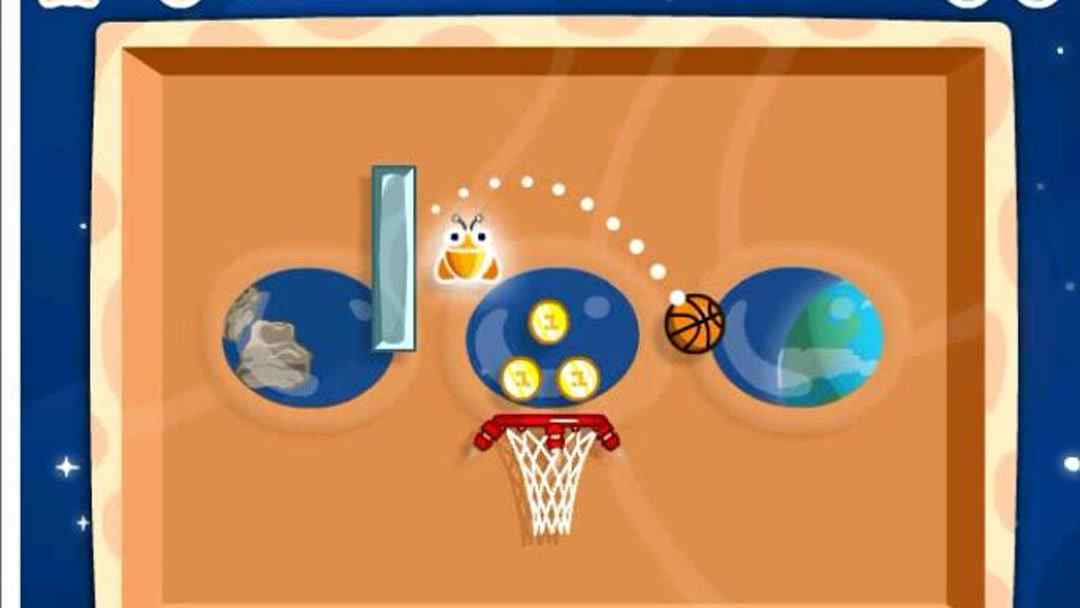 【蓝灵猫】儿童体育类小游戏 外星人玩篮球 抛物线 投篮
