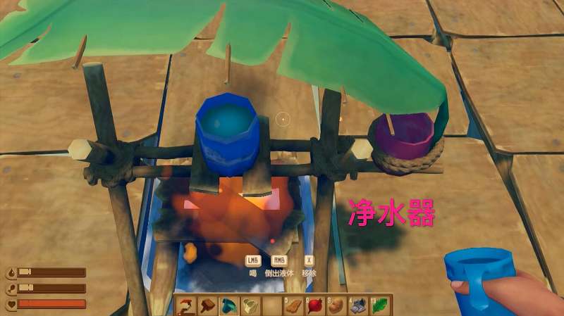 木筏求生第1期 我乘坐木筏在海上漂流,用垃圾把木筏改造成“家”