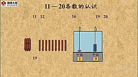 《11-20各数的认识》-微课视频详情