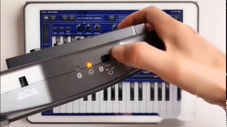 罗兰AE-05使用视频(三)电吹管与bs-16i的连接、场景的保存及调用