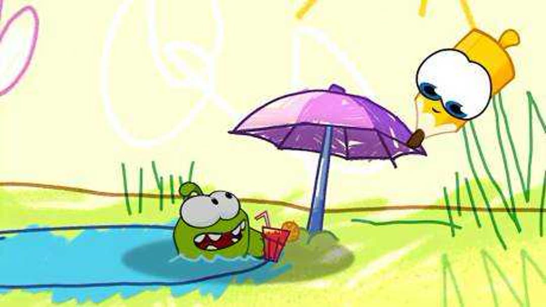 奥姆动画:奥姆来到了一个画画的世界,小黄笔画的画都成为了现实