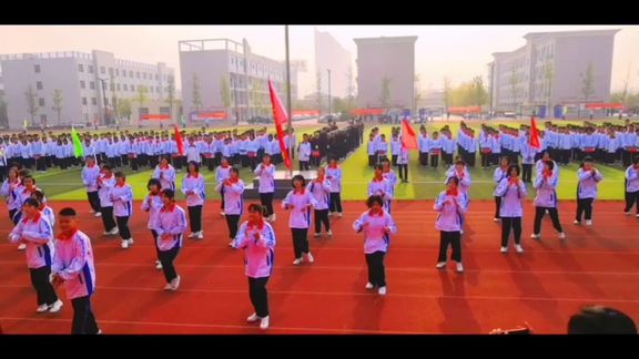 运动会团体操表演#祖国的花朵未来的栋梁 #记录校园生活