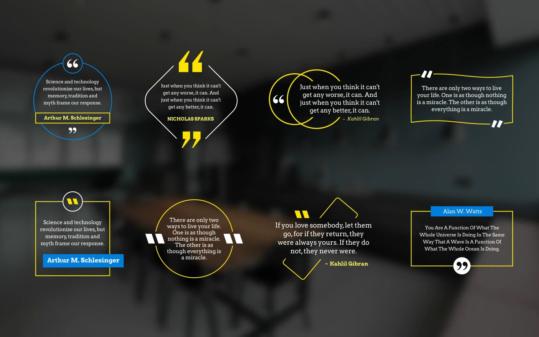 AE模板-动态文字标题模板引用文字标题