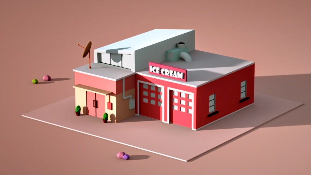 C4D小房子建模渲染案例第二节