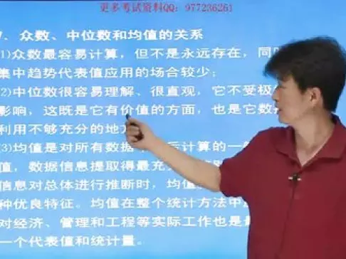 袁卫《统计学》(第3版)第2章 统计数据的描述(2)