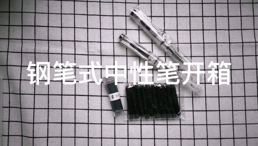 【蛋蛋】钢笔式中性笔开箱|值不值得买?|彩墨爱好者福音?|翻车