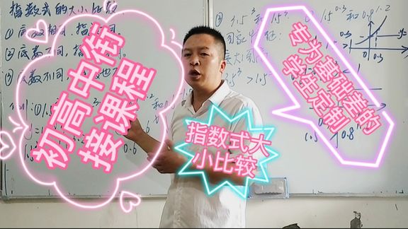 高中l数学必修一,基础课程教学,指数式大小的比较